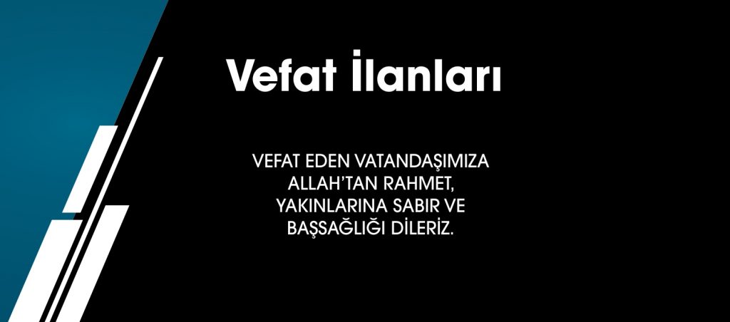 20.06.2026 Vefat İlanı – Bolu Belediyesi